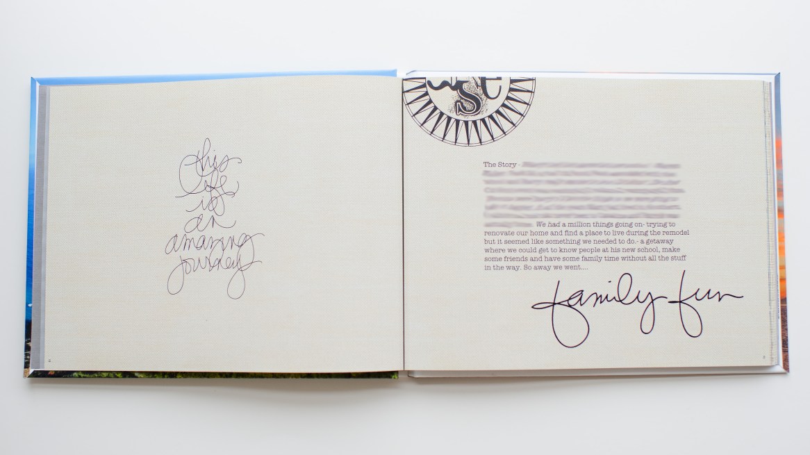 elements of a photo book | surf and sea design